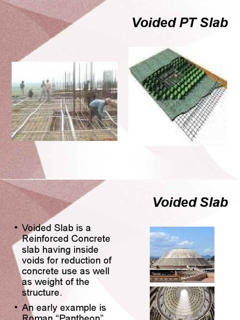 Presentation Voided PT Slab | Reinforced Concrete | Concrete
