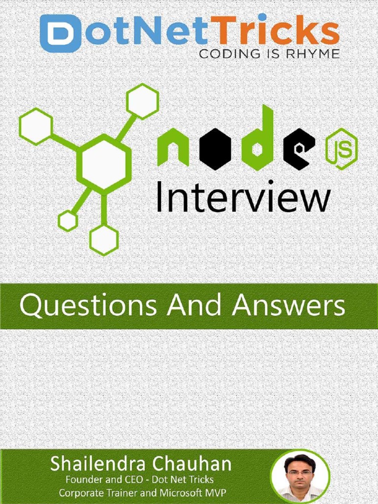 Free NodeJS Interview Questions & Answers - by Shailendra Chauhan | PDF ... Free NodeJS Interview Questions & Answers - by Shailendra Chauhan | PDF ...