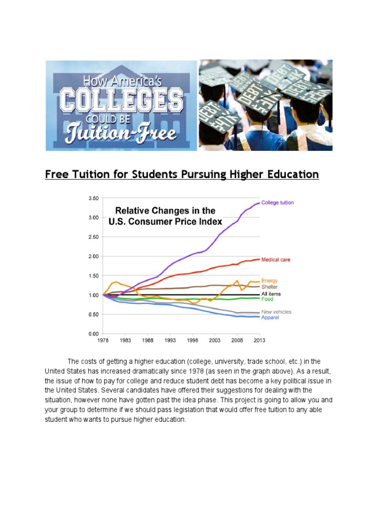 Students Explore Free Tuition Options | PDF