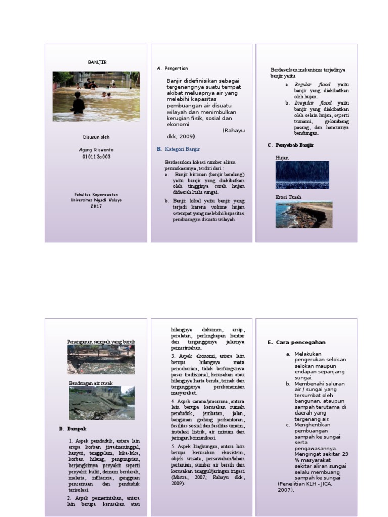 Leaflet Banjir | PDF