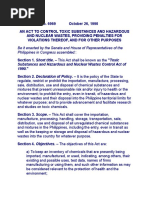 Ra 6969 | PDF | Chemical Substances | Toxicity