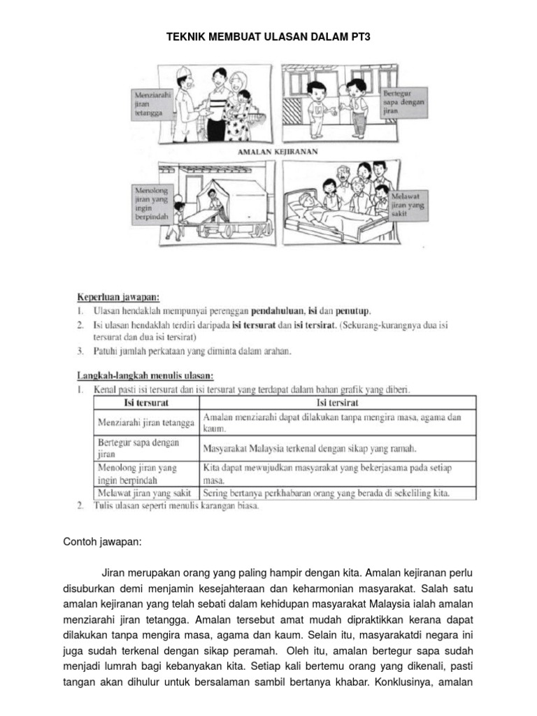 Teknik Membuat Ulasan Dalam Pt3 | PDF