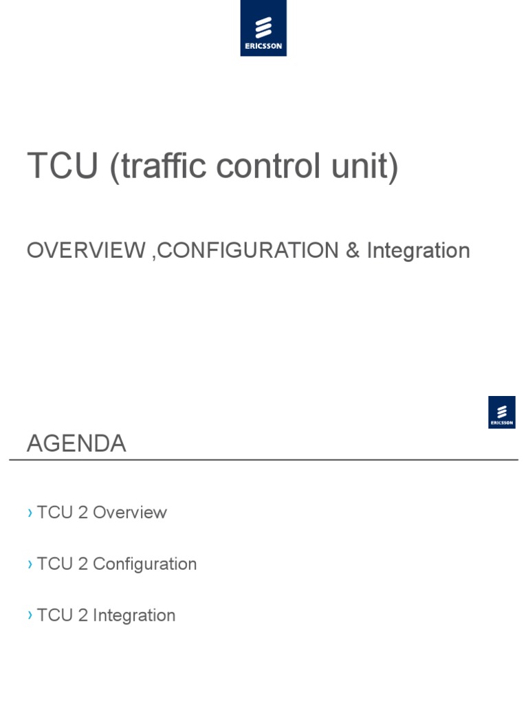 TCU Configuration Step by Step | PDF