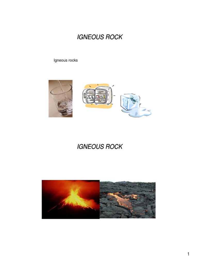 4 Rocks1 (Handout) | PDF | Igneous Rock | Magma