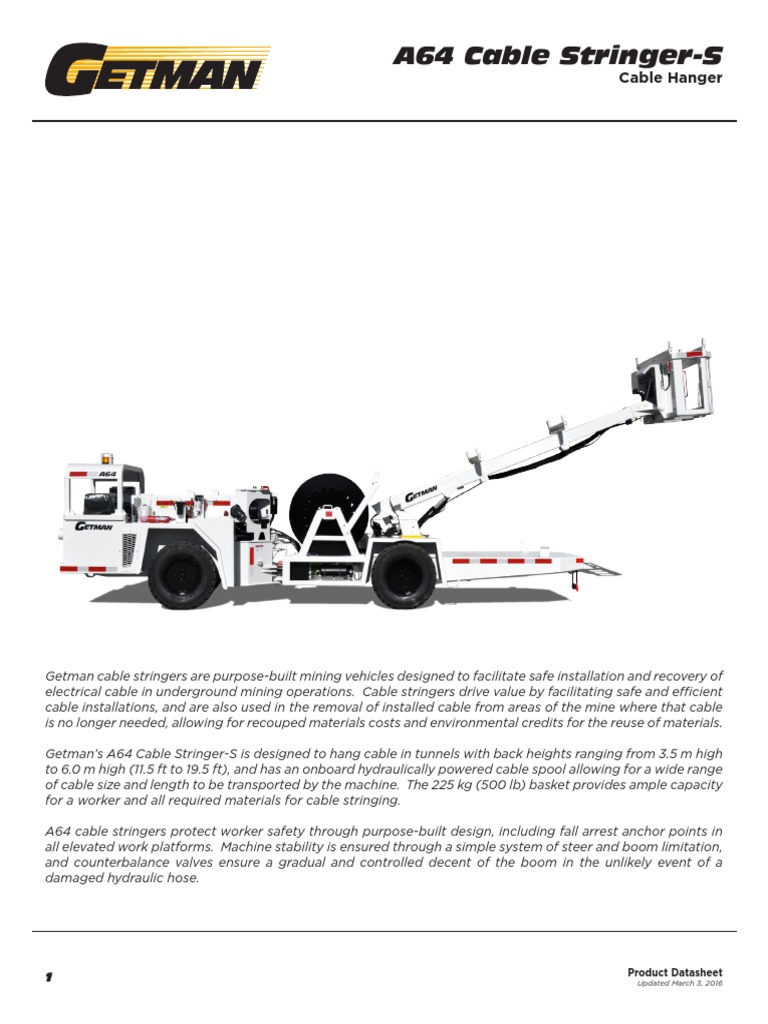 A64 Cable Stringer S Datasheet | PDF | Brake | Transmission (Mechanics)