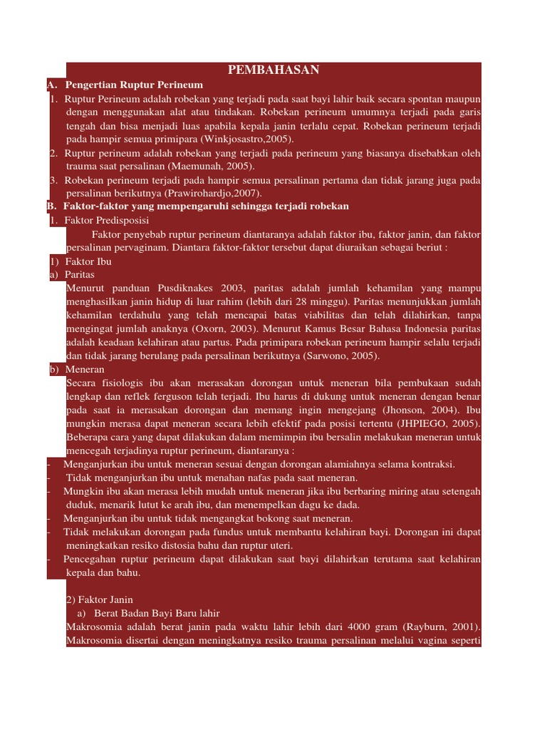 Ruptur Porsio | PDF | Kesehatan Holistik | Sains & Matematika