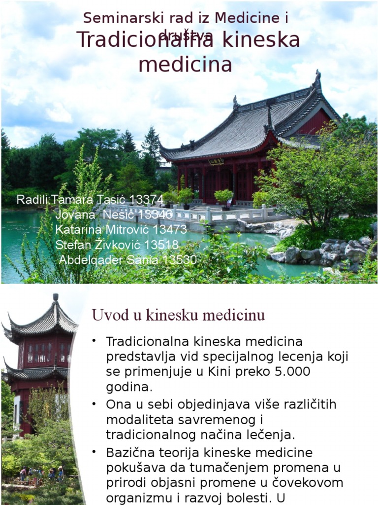 Tradicionalna Kineska Medicina 1 | PDF