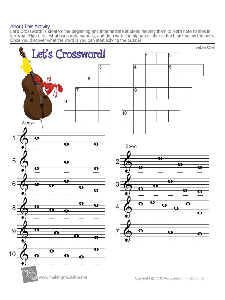 6th Grade Choir Worksheet | PDF