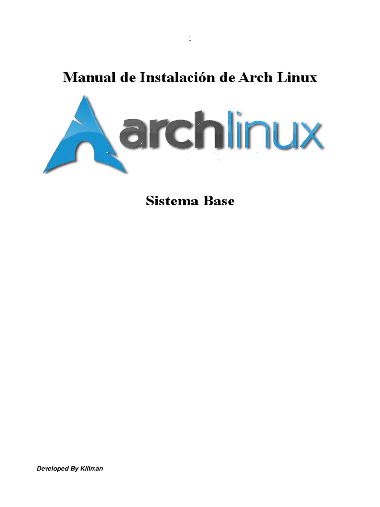 Instalacion de Arch Linux PDF | PDF