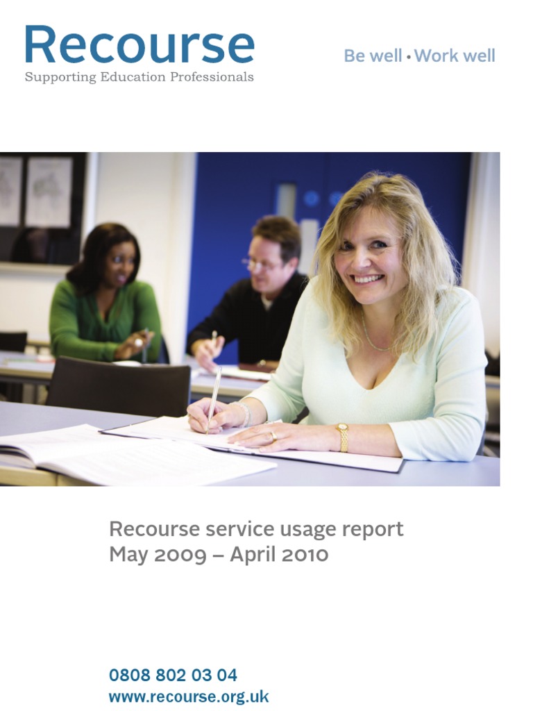 The Recourse Service Use Report | PDF | Grief | Debt