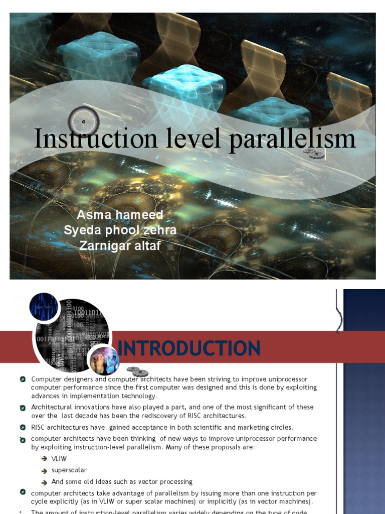 Instruction Level Parallelism | PDF | Parallel Computing | Central Processing Unit