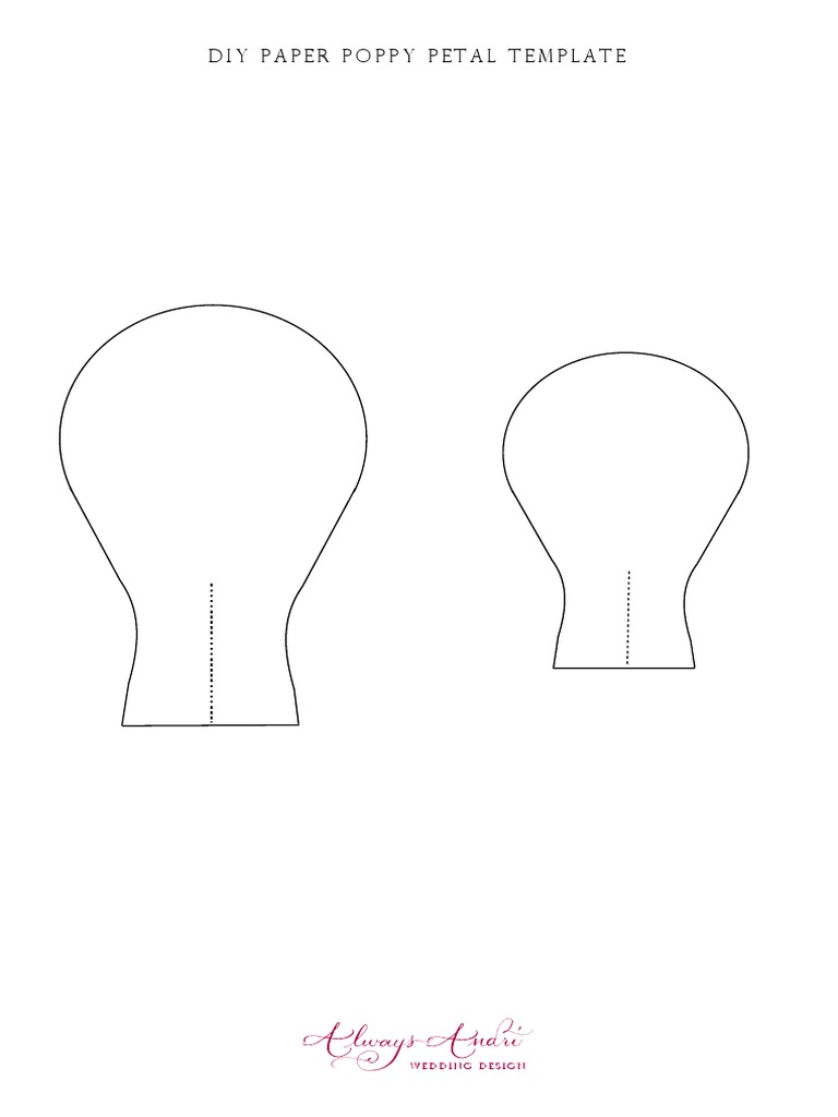 DIY Paper Poppy Template Guide | PDF