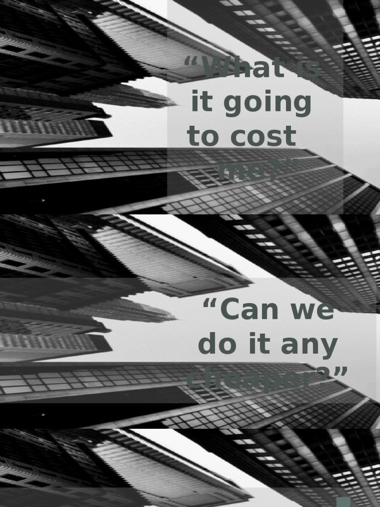 What Is It Going To Cost Me? | PDF