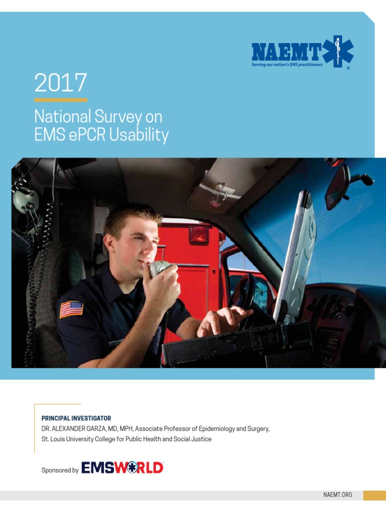 Ems Epcr Usability Survey 16 | PDF | Usability | Emergency Medical Services
