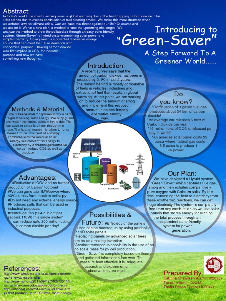 Green-Saver": Introducing To | PDF