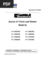 Ge Washer Fault Codes | PDF | Washing Machine | Electrical Engineering