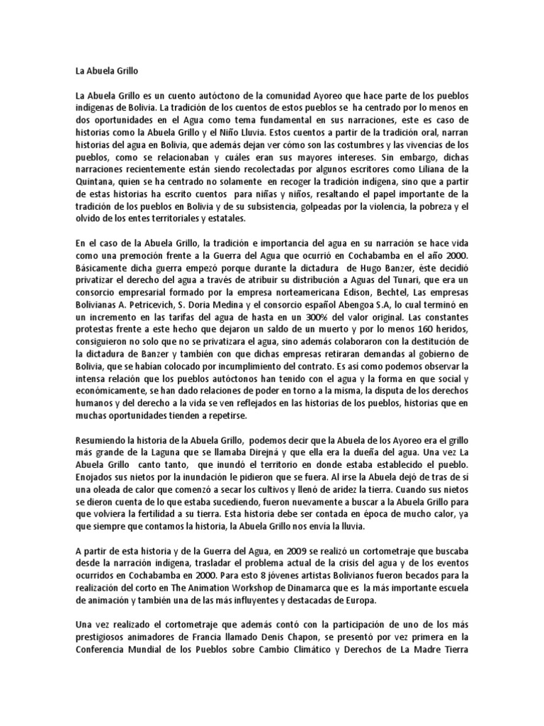 La Abuela Grillo | PDF