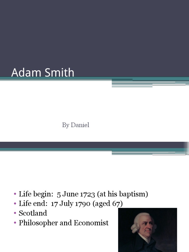 Adam Smith | PDF | Adam Smith | Philosophical Theories