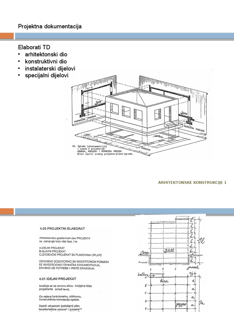 Arhitektonske Konstrukcije 1 | PDF