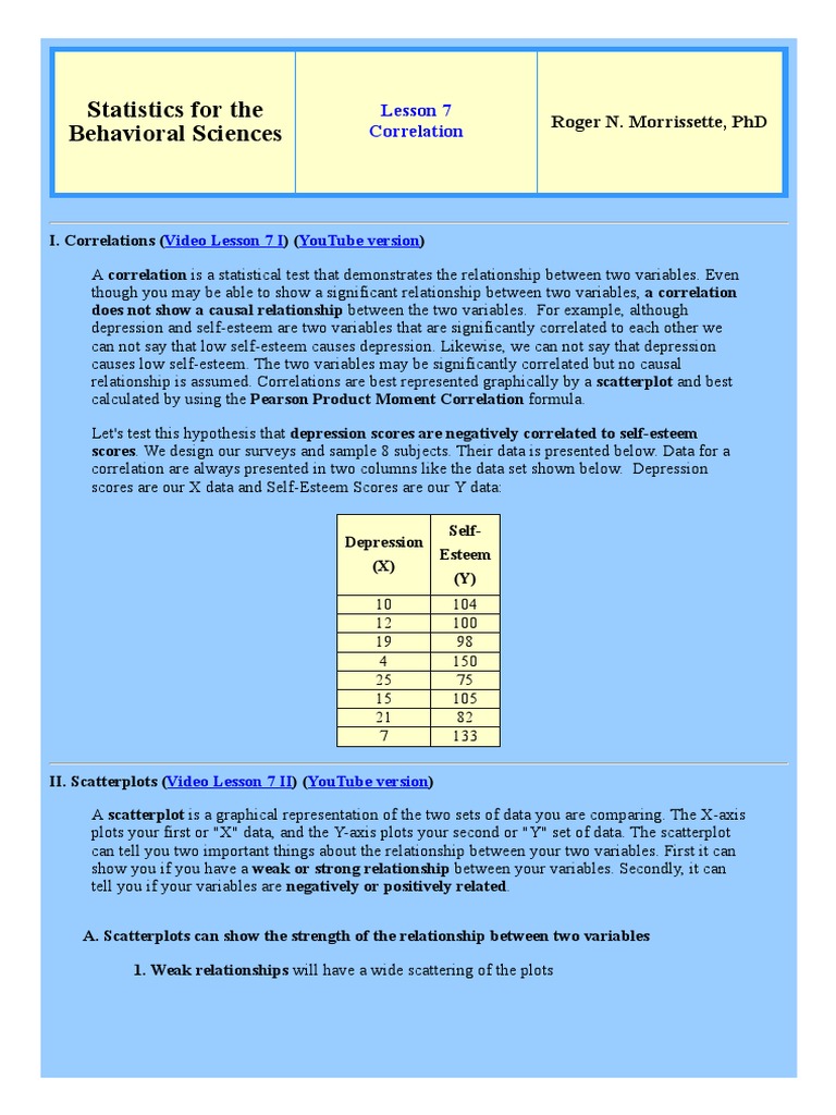 Behavioral Statistics in Action | PDF | Statistical Significance ...