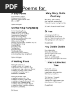 Spike Milligan's Ning Nang Nong Poem | PDF