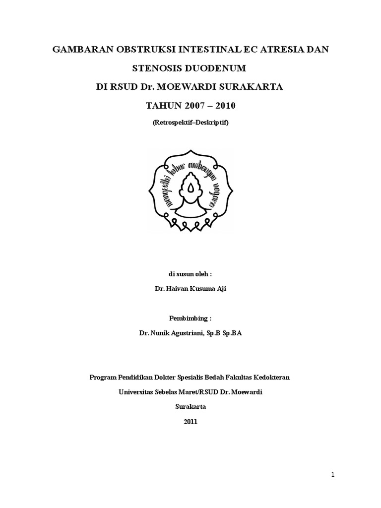 Atresia Dan Stenosis Duodenum | PDF