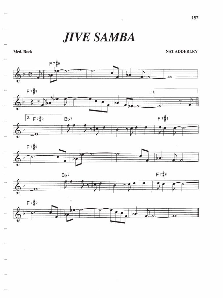 Jive Samba - Nat Adderley | PDF