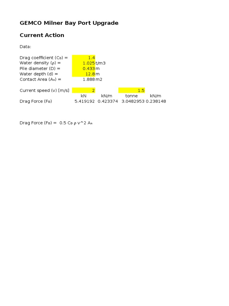 GEMCO Milner Bay Port Upgrade Current Action | PDF