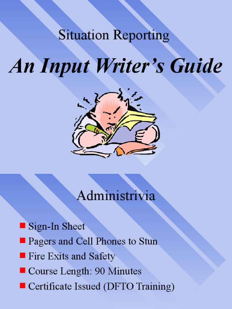 Writing Effective Situation Reports | PDF | Cognition | Business