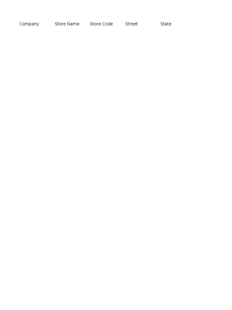 Stored Data Format | PDF