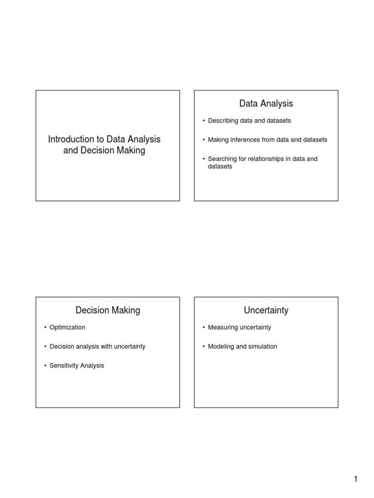 Data Analysis: - Describing Data and Datasets | PDF | Level Of ...