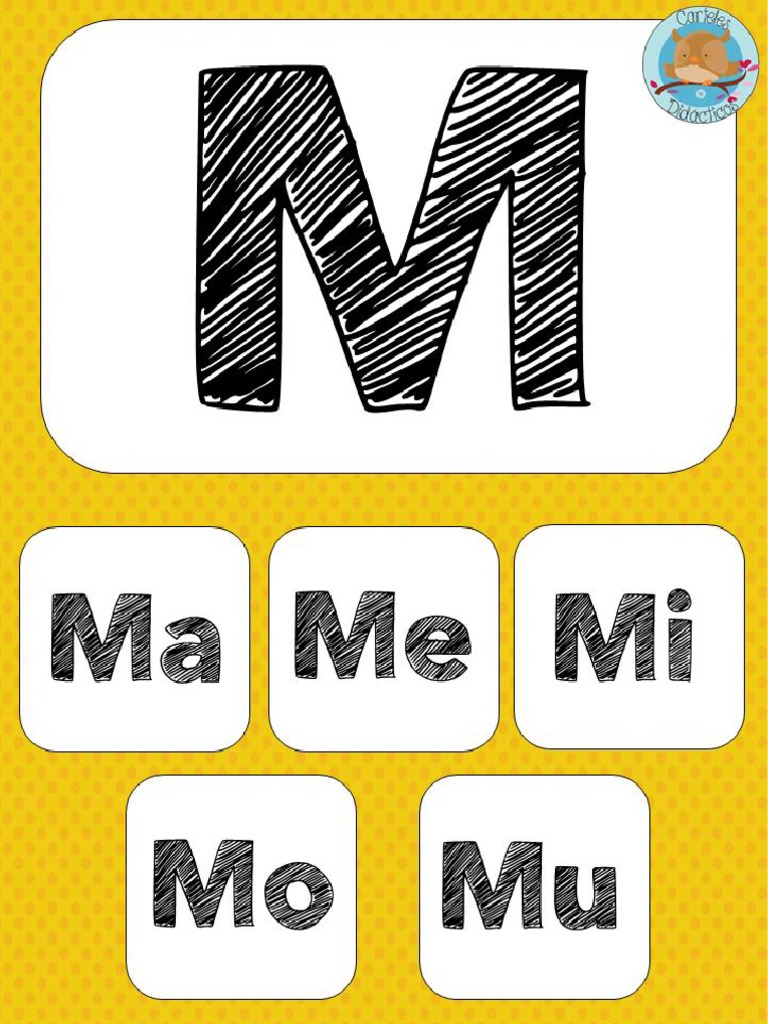 Sílabas Carteles para Trabajar y Decorar PDF | PDF