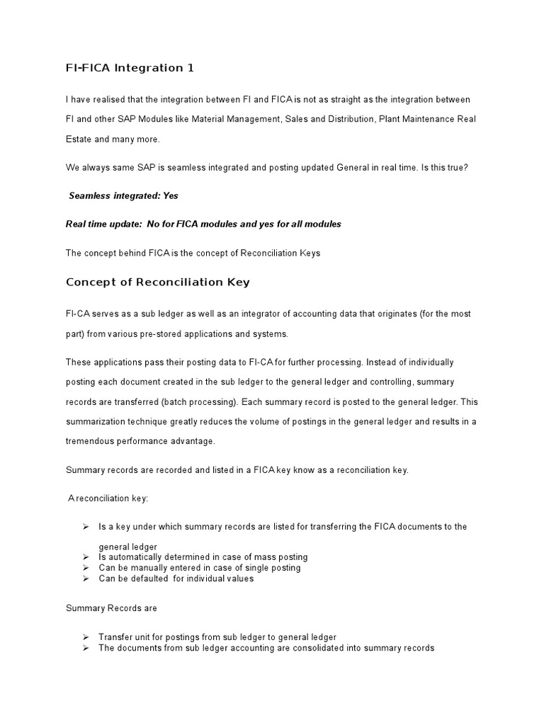 FI FICA Integration | Download Free PDF | Software | Information Technology