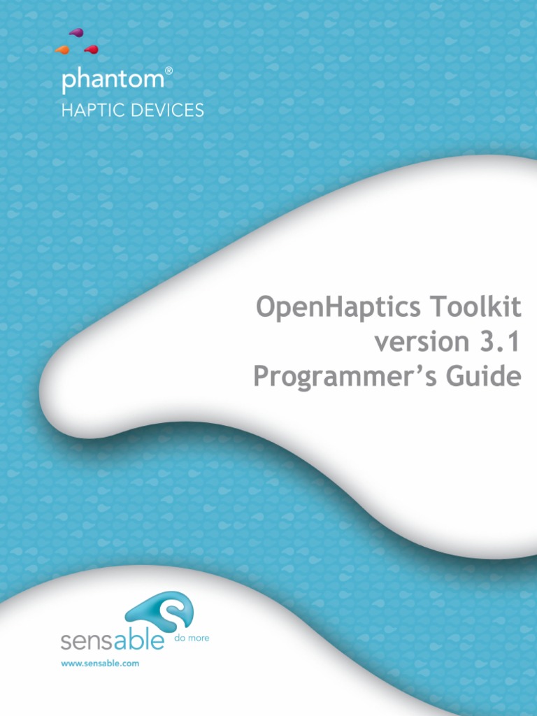 OpenHaptics ProgGuide PDF | Download Free PDF | Application Programming ...