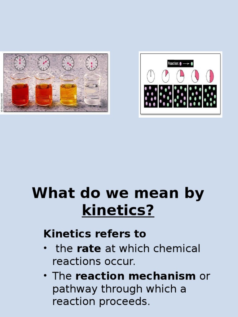 Reaction Kinetics | PDF | Chemical Kinetics | Reaction Rate