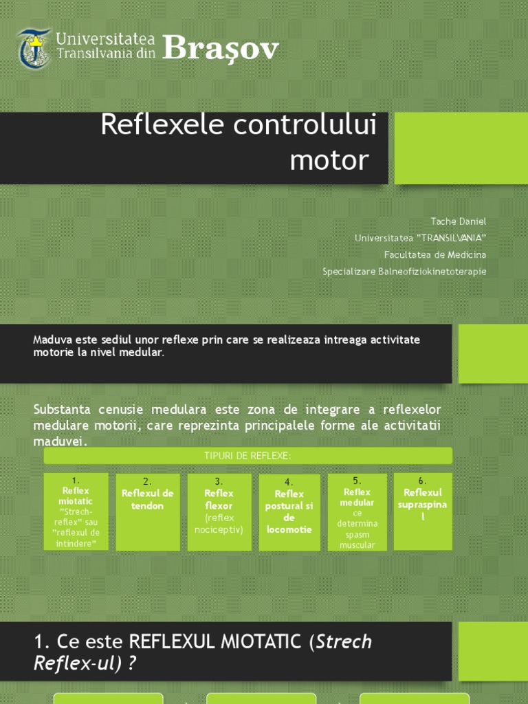 Reflexele Controlului Motor | PDF