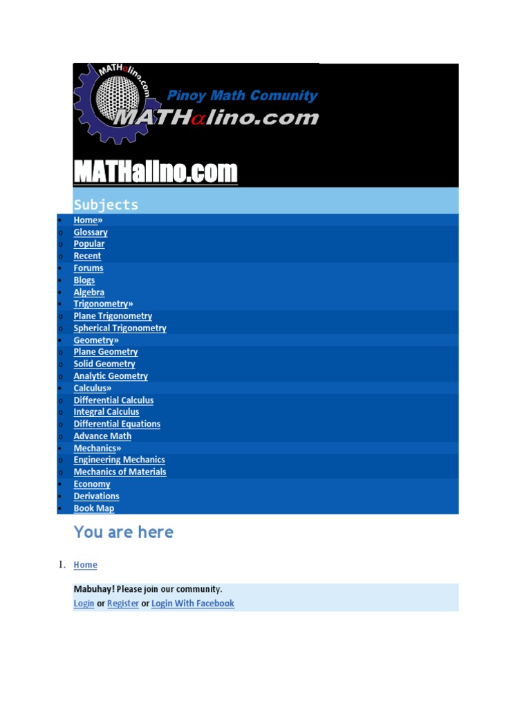 MATHalino | PDF | Beam (Structure) | Stress (Mechanics)