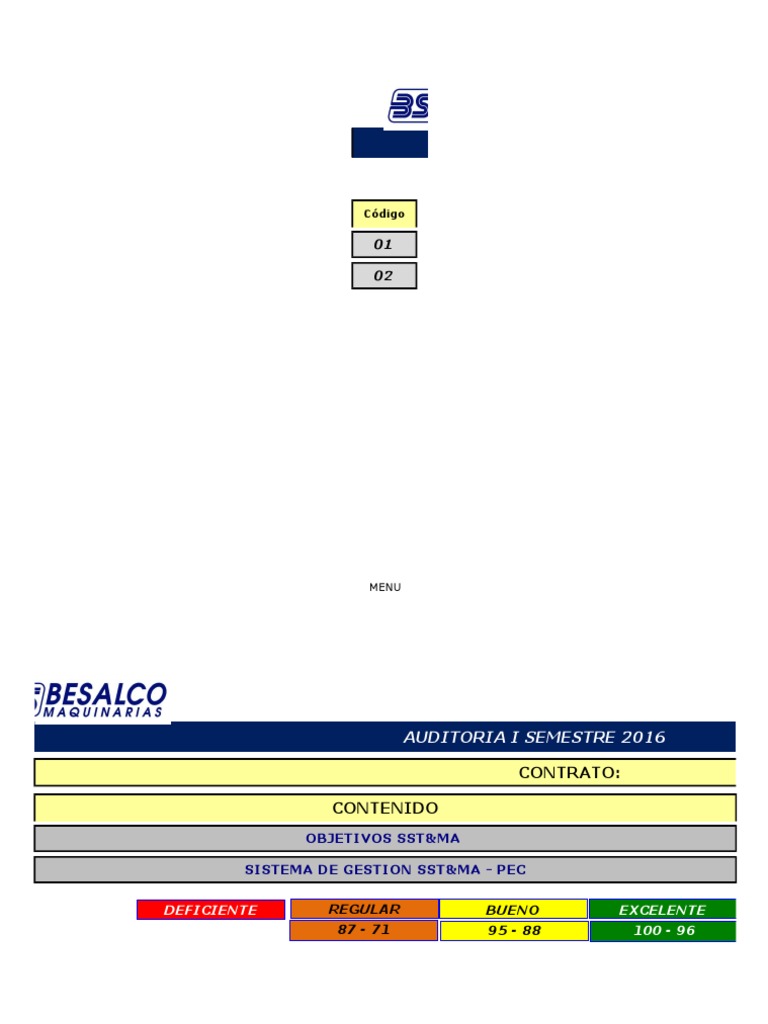 Auditoria SST&MA | PDF | Seguridad y salud ocupacional | Outsourcing
