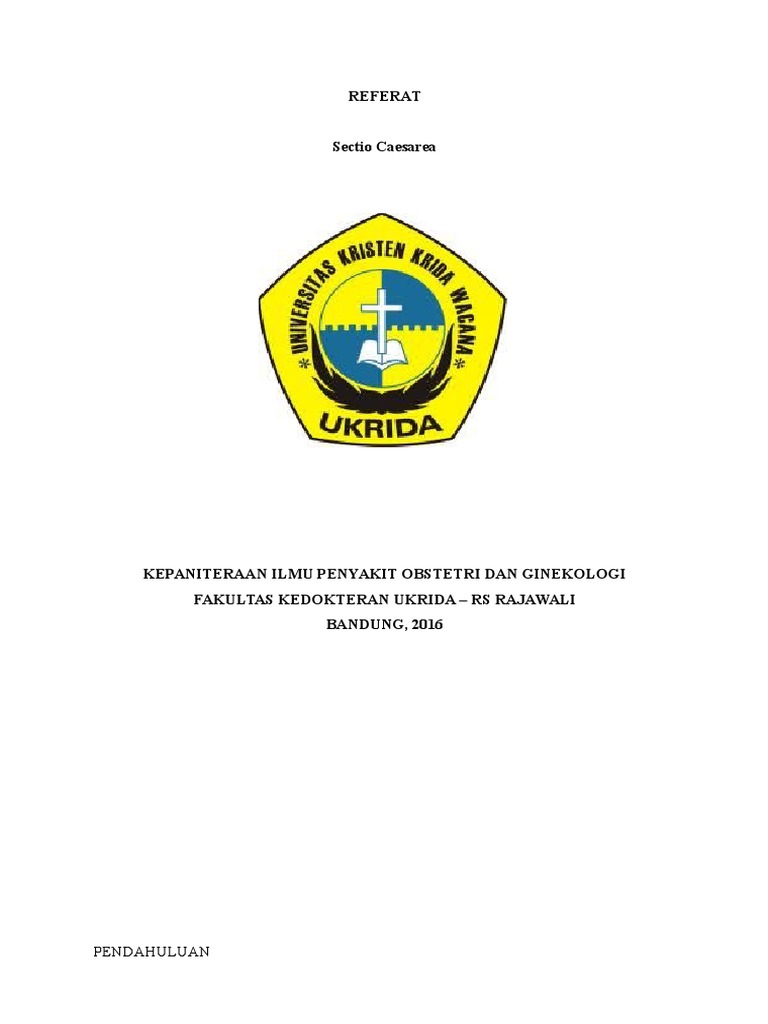 Sectio Caesarea | PDF