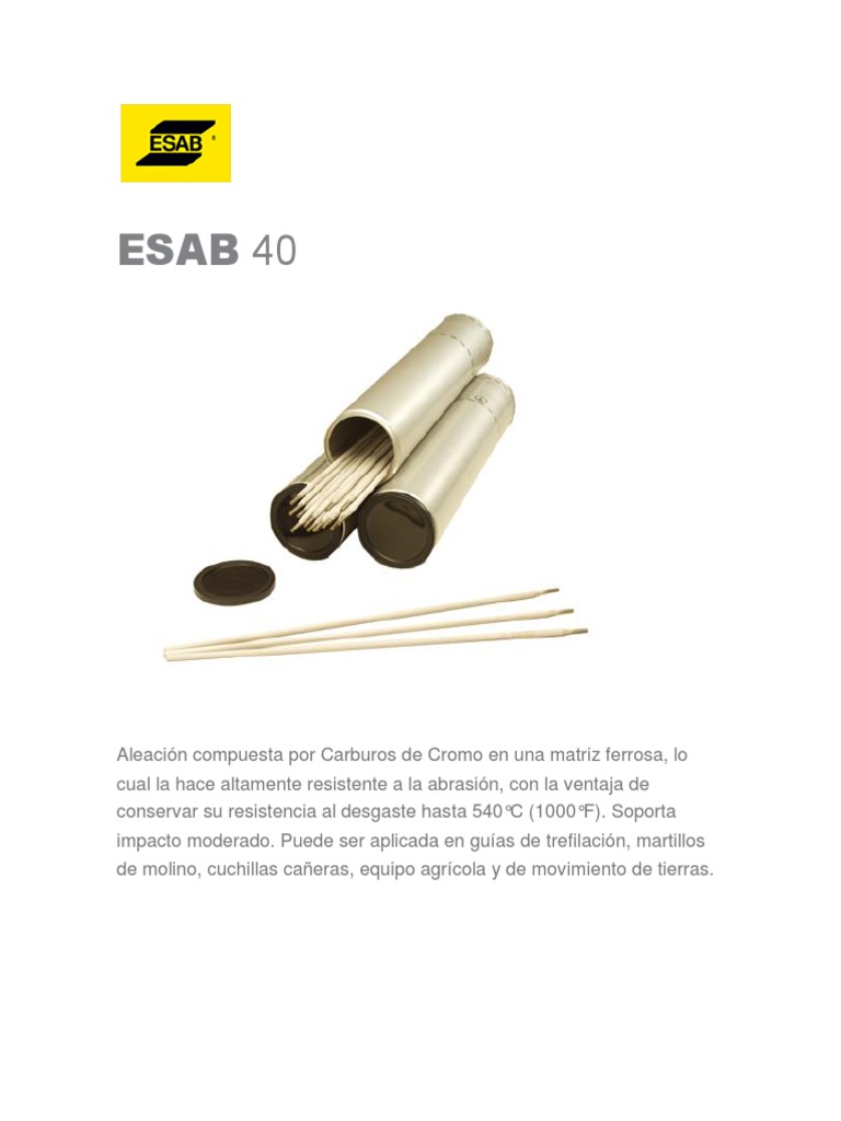 Esab 40 | PDF