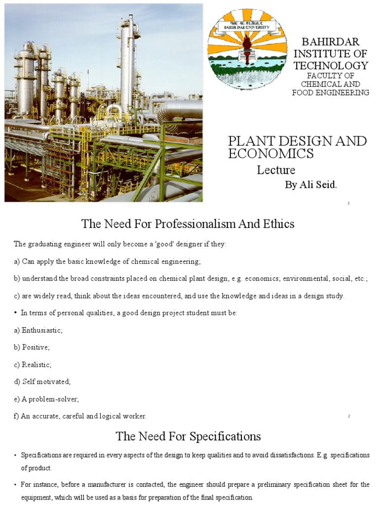 Plant Design PDF | Download Free PDF | Mathematical Optimization ...