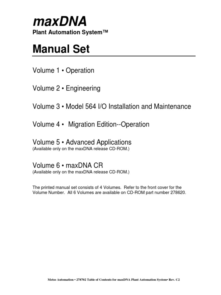 MaxDNA Contents - C2 | PDF | Automation | Installation (Computer Programs)