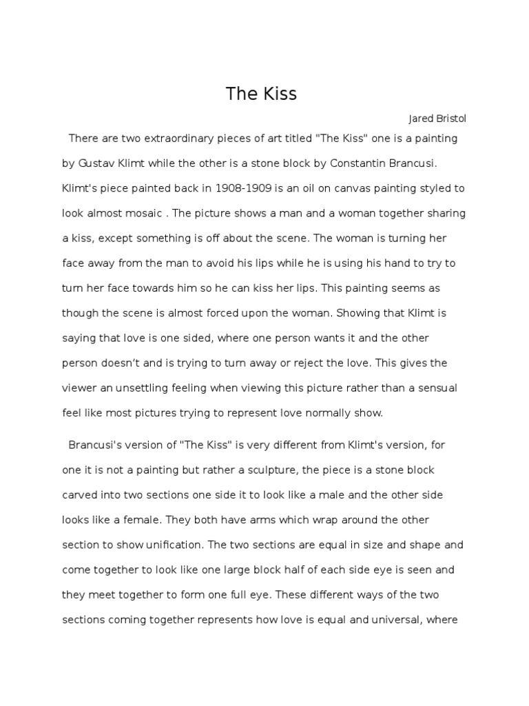 The Kiss | PDF