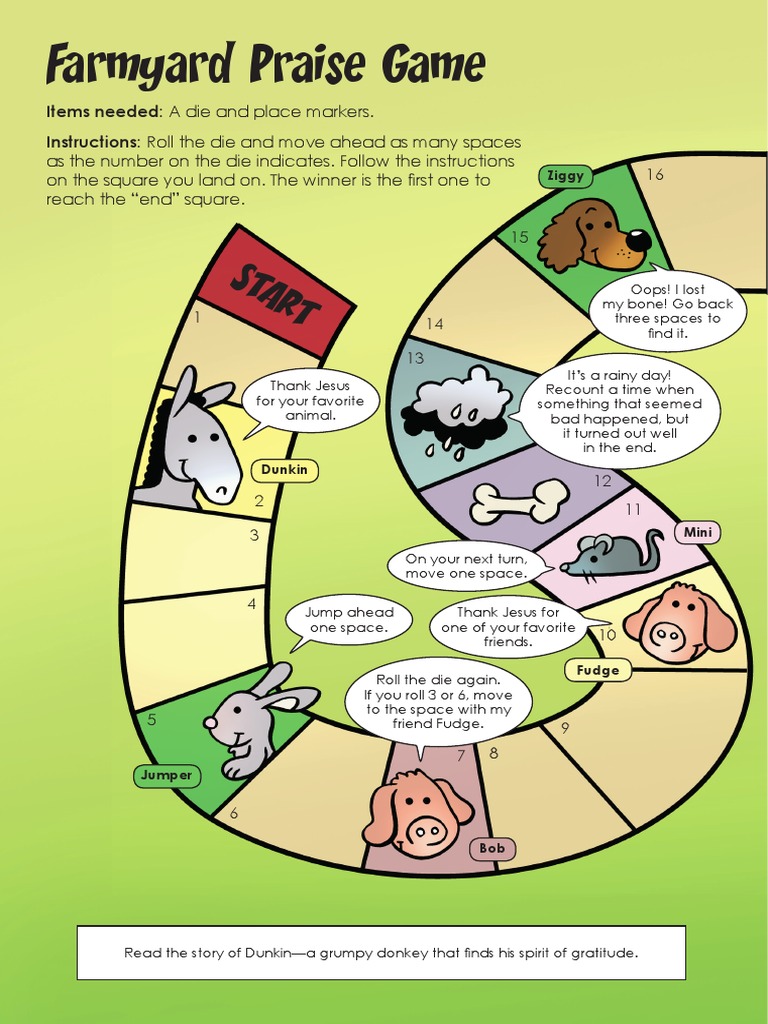 Farmyard Praise Game | PDF