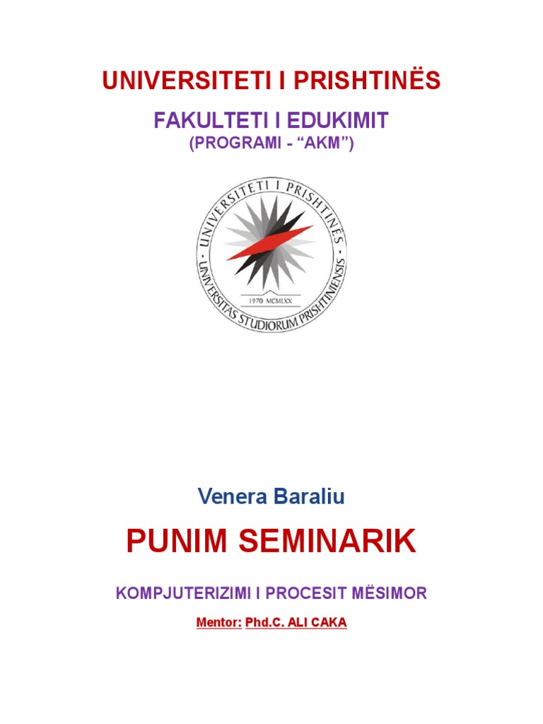 Universiteti I Prishtinës | PDF