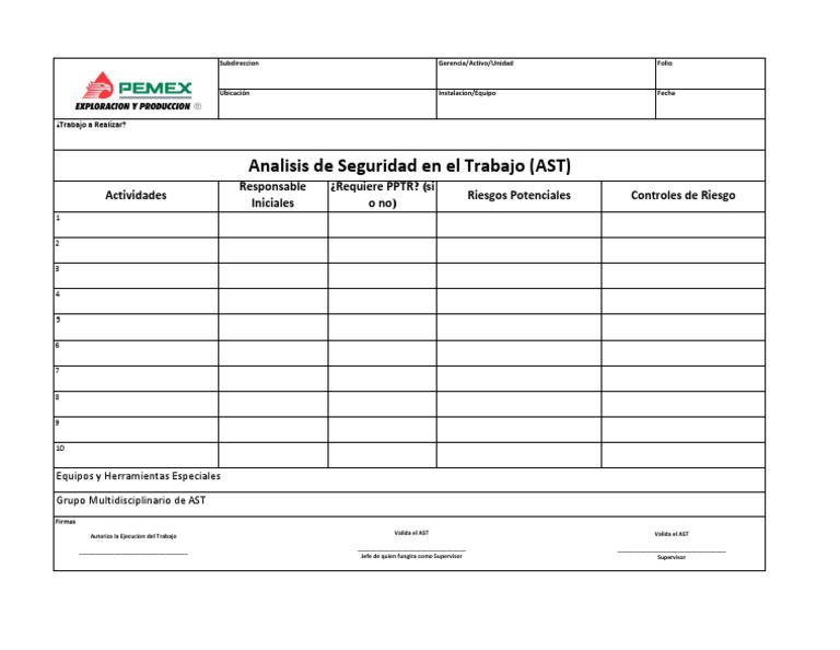 Análisis de Seguridad en el Trabajo AST | PDF | Informática