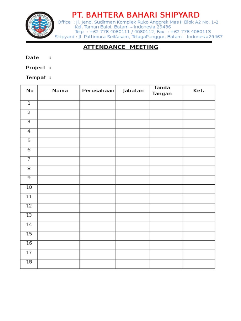 Absen Meeting Project | PDF