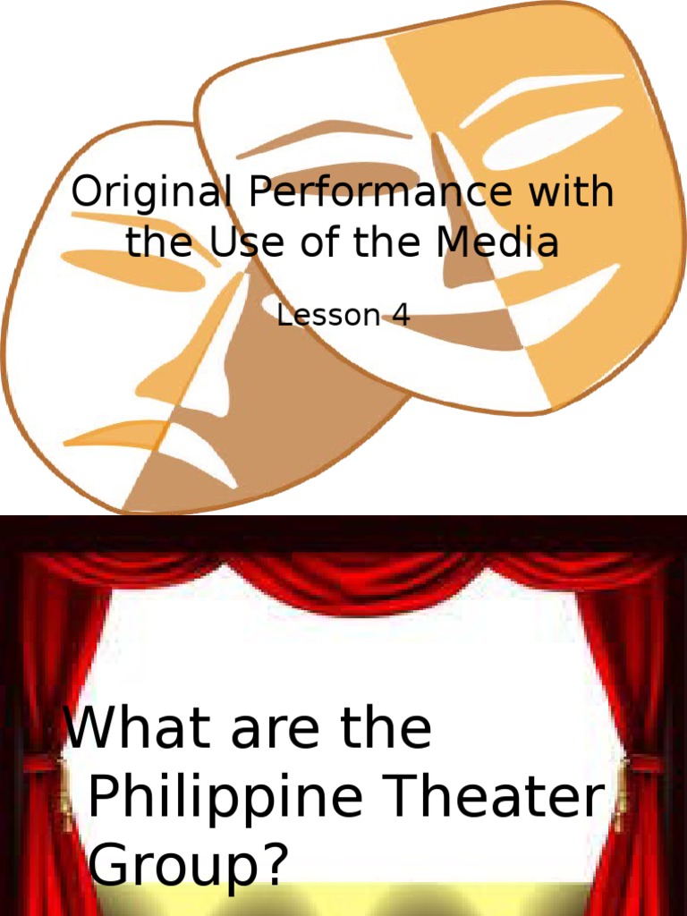 Original Performance With The Use of The Media | Theatre | Entertainment