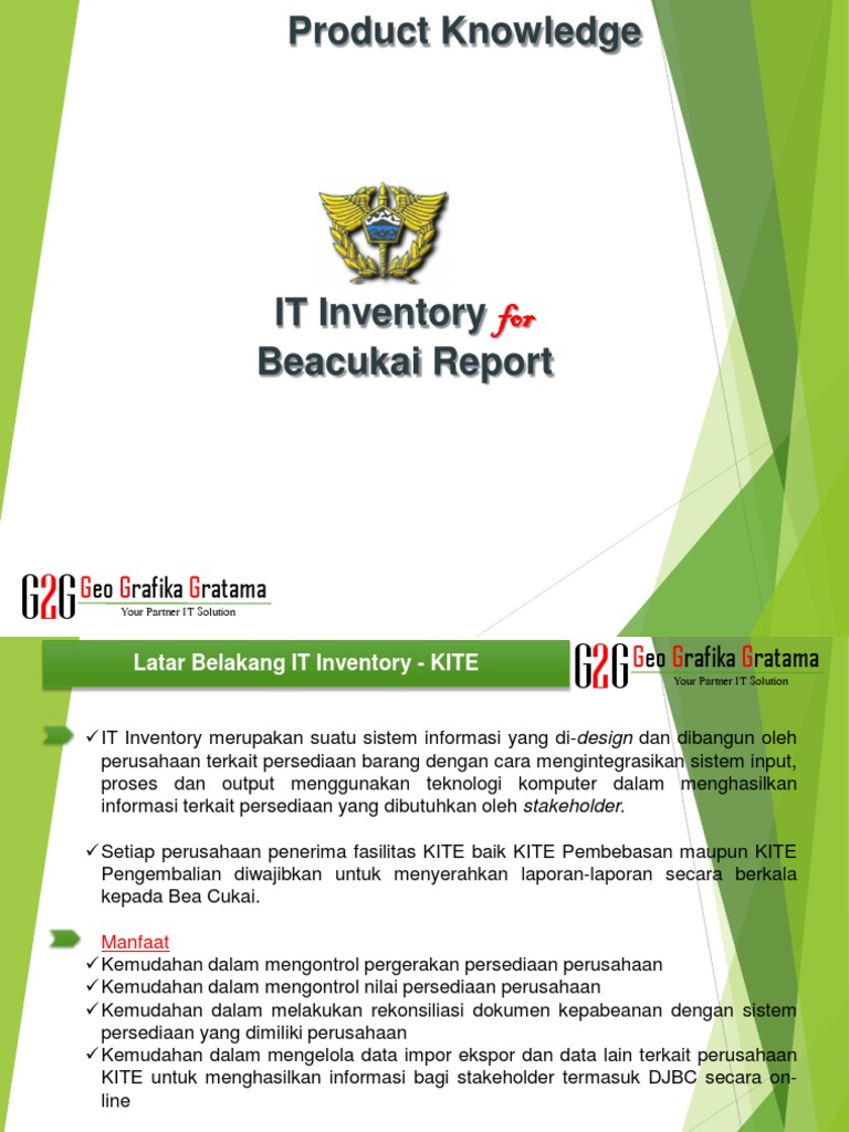 Sistem Informasi Inventory For Bea Cukai | PDF | Komputer | Teknologi & Rekayasa