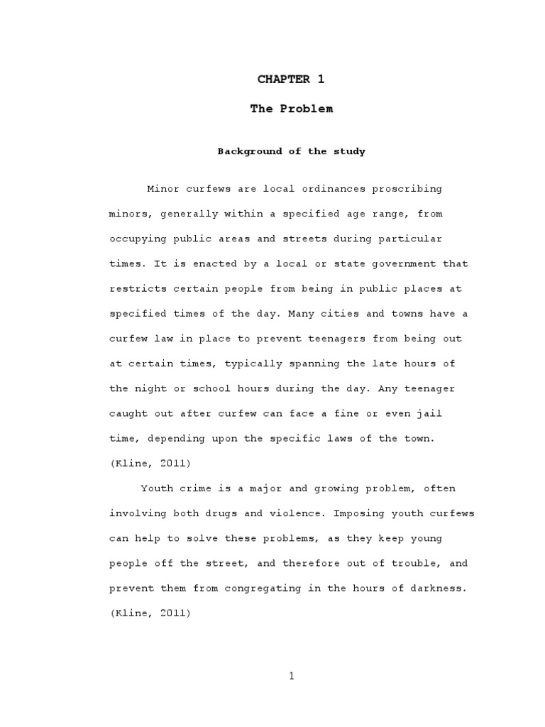 Assessment of Minors' Curfew in La Trinidad | PDF | Crime Prevention ...